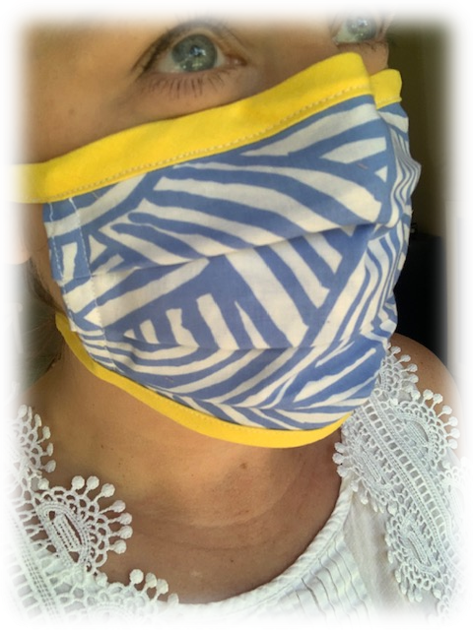Surgical Face Mask with Pocket, Wire and Elastic or Bias Tape – Sarah ...